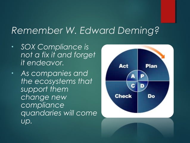 SOX compliance - Understanding Sarbanes-Oxley | PPT