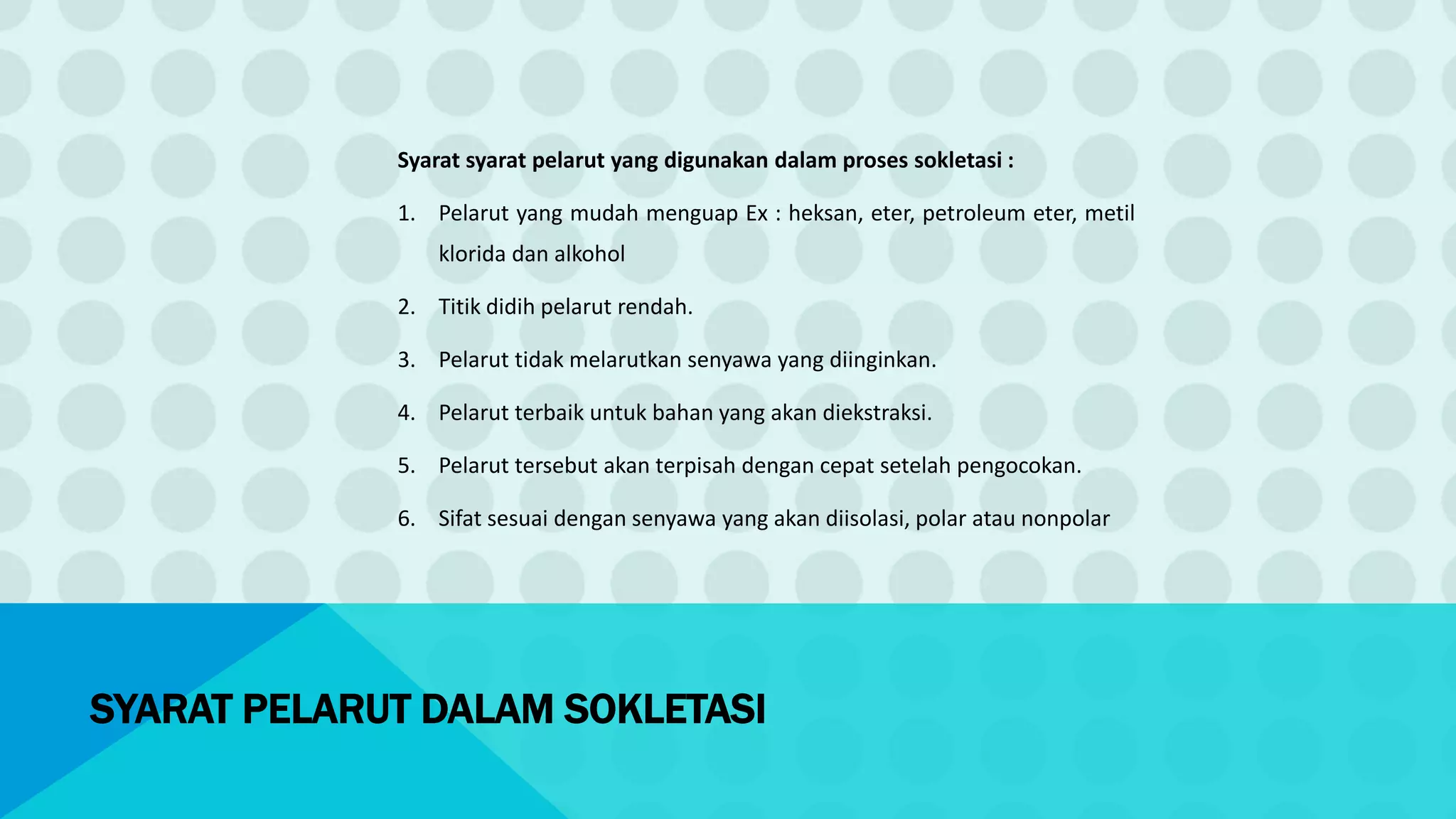 Farmasi : Soxhletasi | PPTX