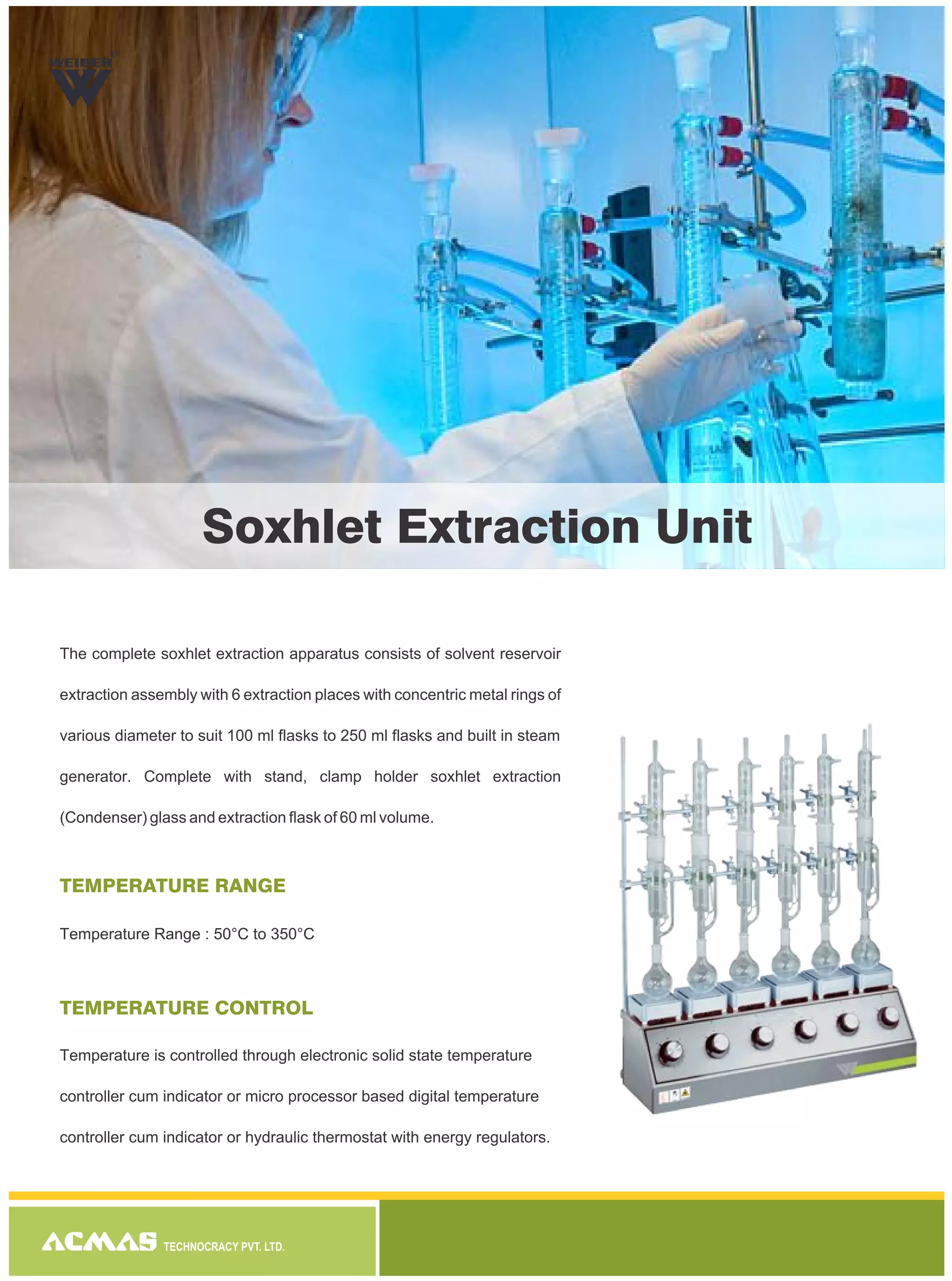 Soxhlet extraction unit | PDF | Science