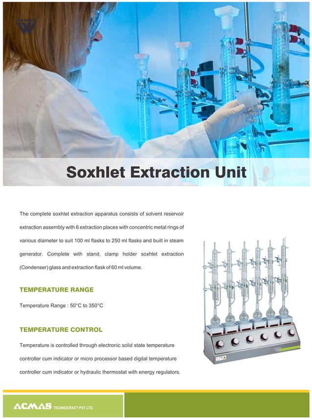 Soxhlet extraction unit | PDF