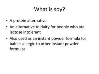 Soy | PPTX