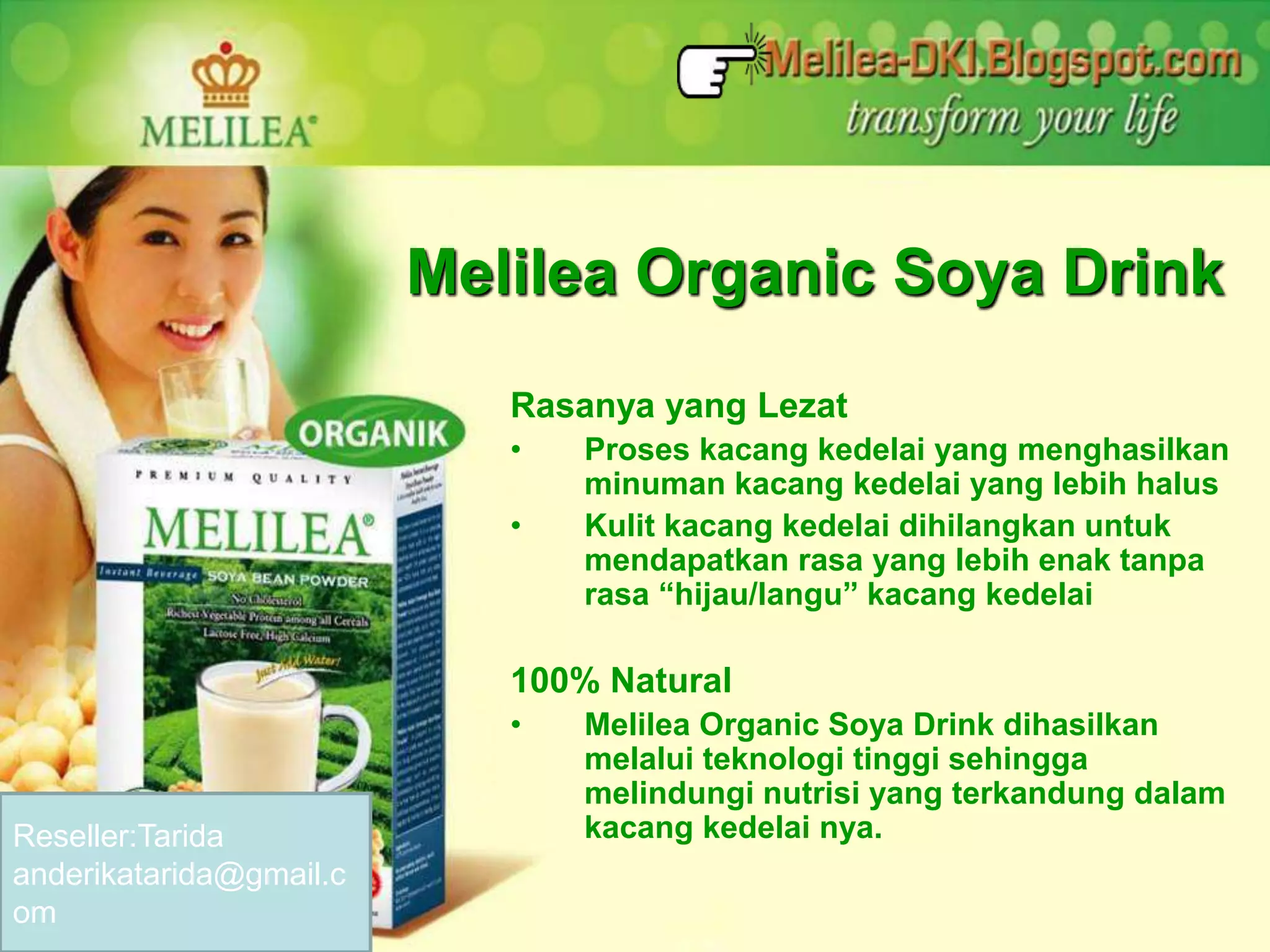 Susu Kedelai Bubuk Melilea | PPT