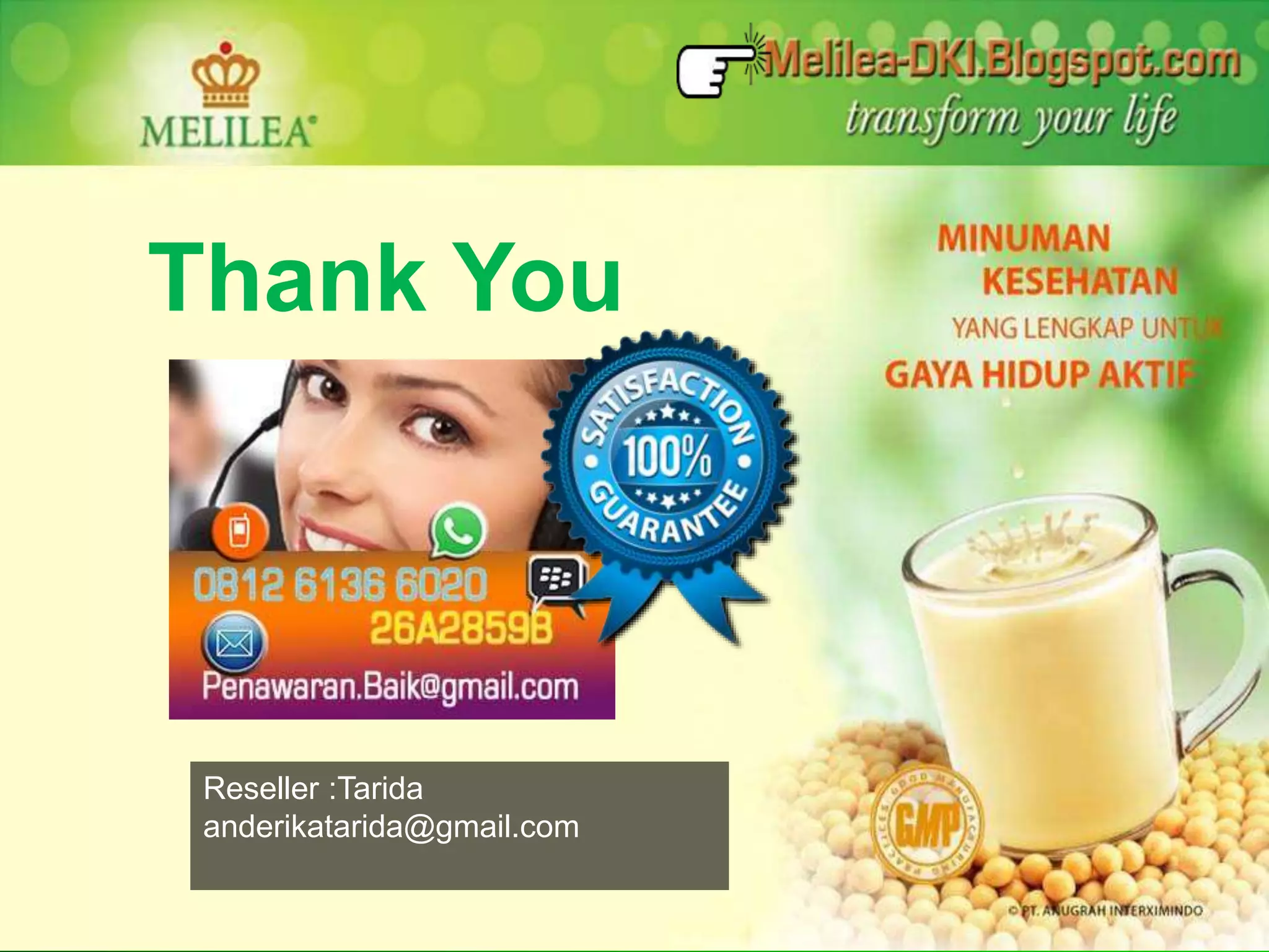 Susu Kedelai Bubuk Melilea | PPT