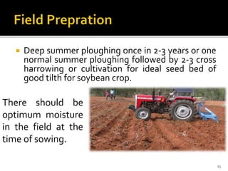 Soyabean crop production and quality seed production | PPTX