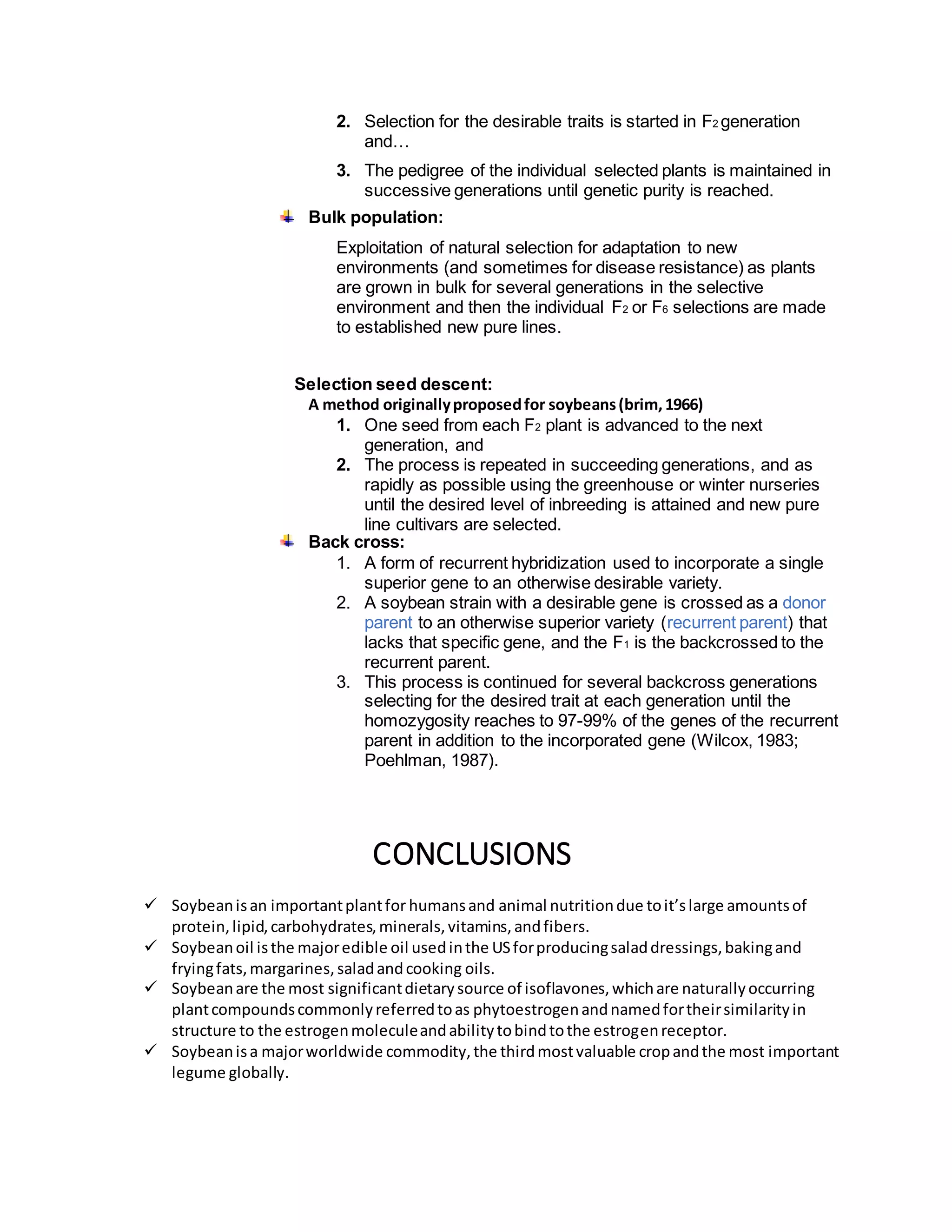 Soybean breeding methods | DOCX