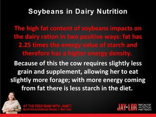 Soybeans in dairy nutrition | PPT
