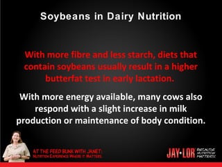 Soybeans in dairy nutrition | PPT