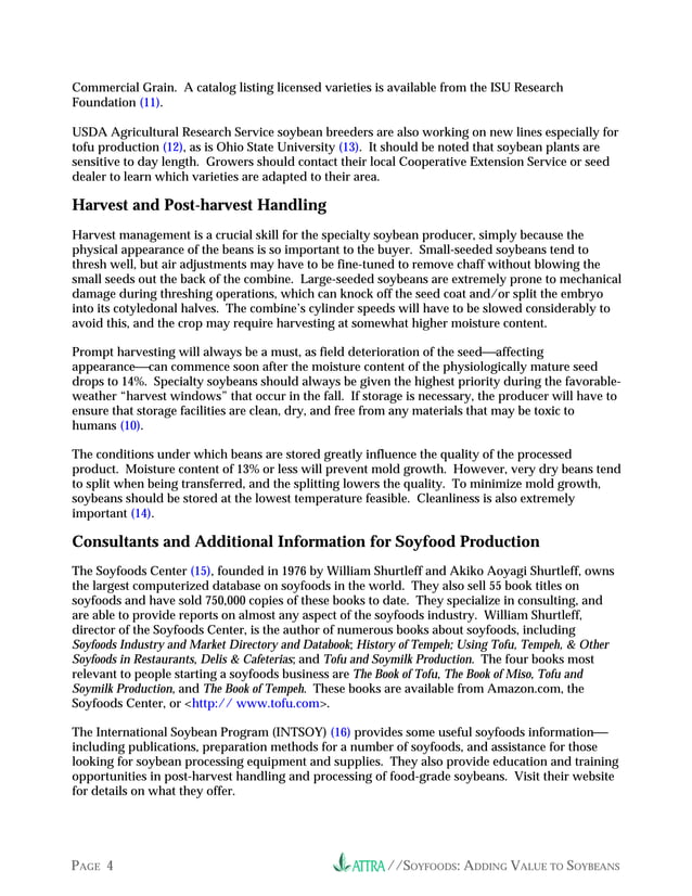 Soyfoods: Adding Value to Soybeans | PDF