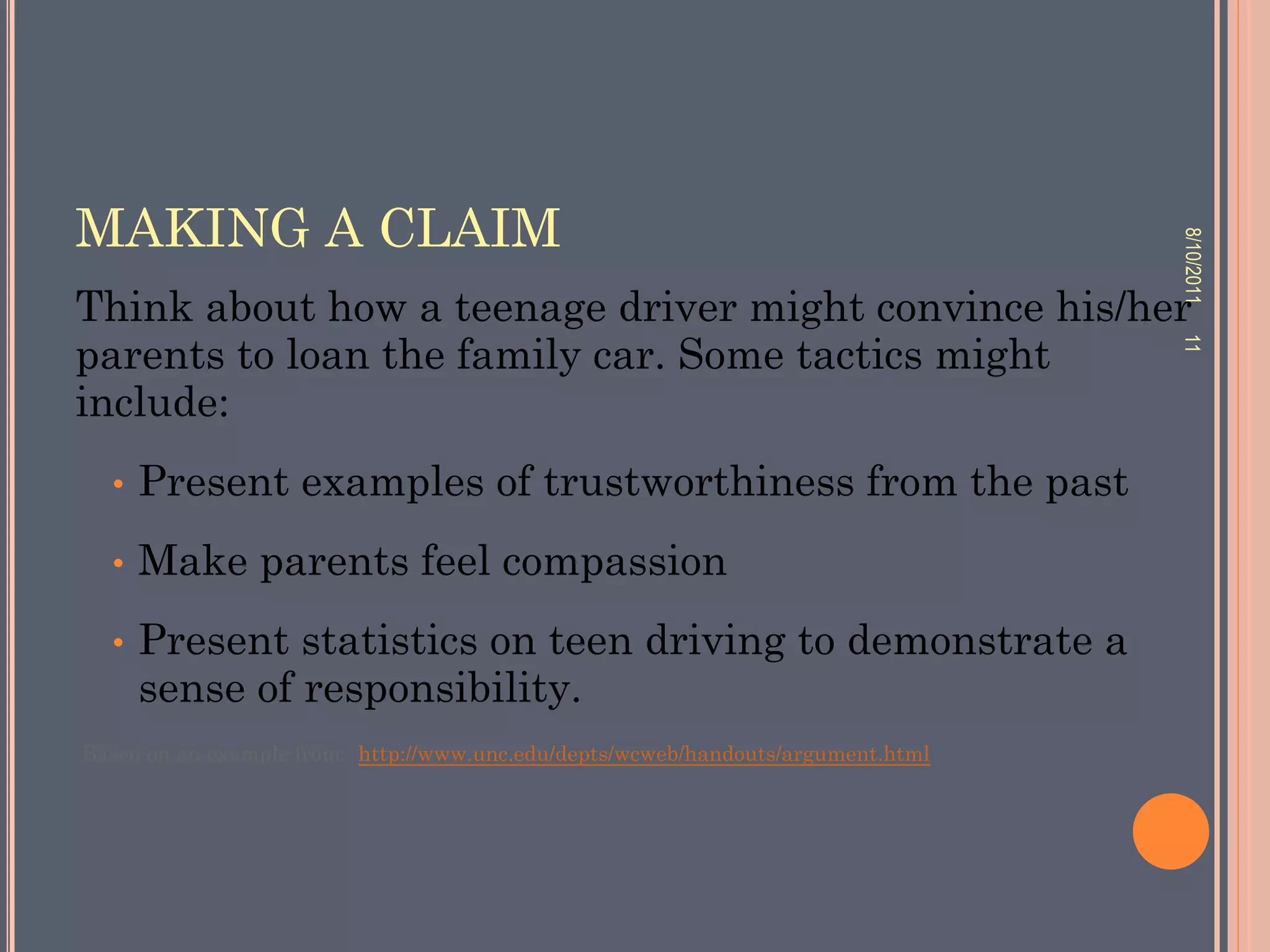 So you think you can argue? All About writing an Argument! | PPT