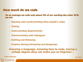 So you want to be a Software Engineer | PPT