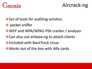 So you want to be a wireless hacker | PPTX