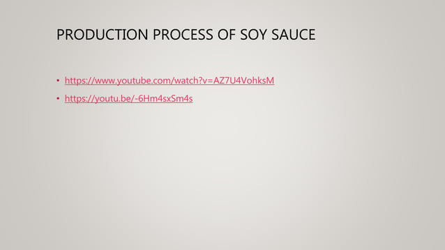 soy sauce.pptx | Cooking | Food & Drink