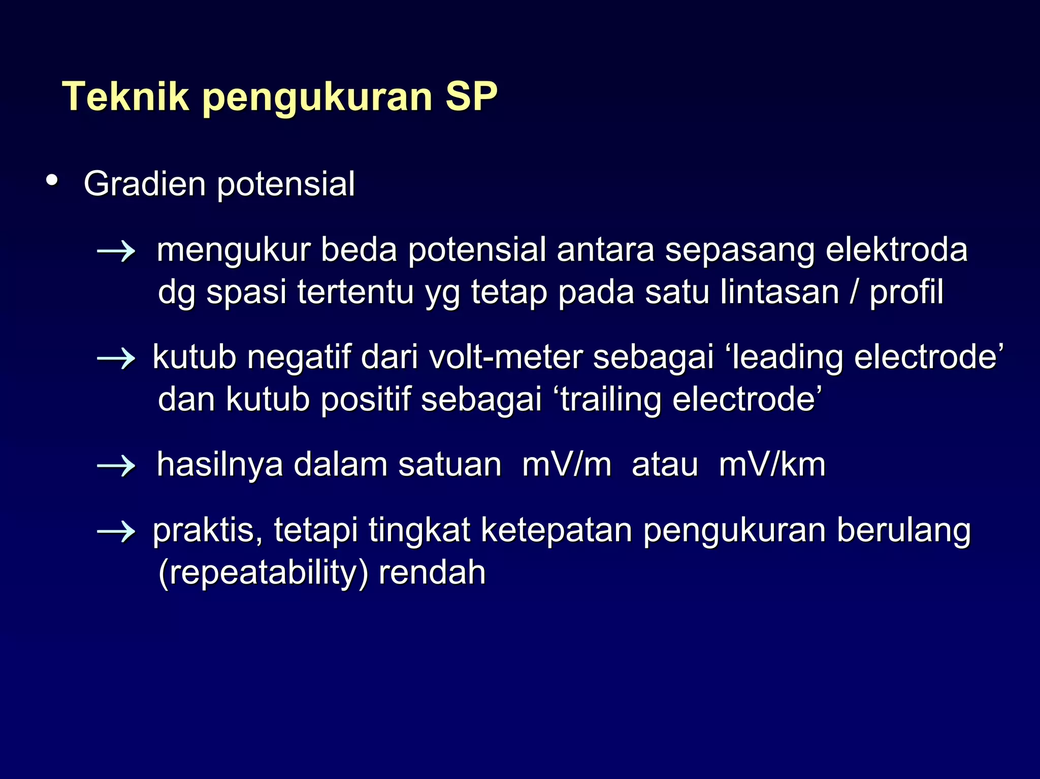 Self Potential (SP) | PDF