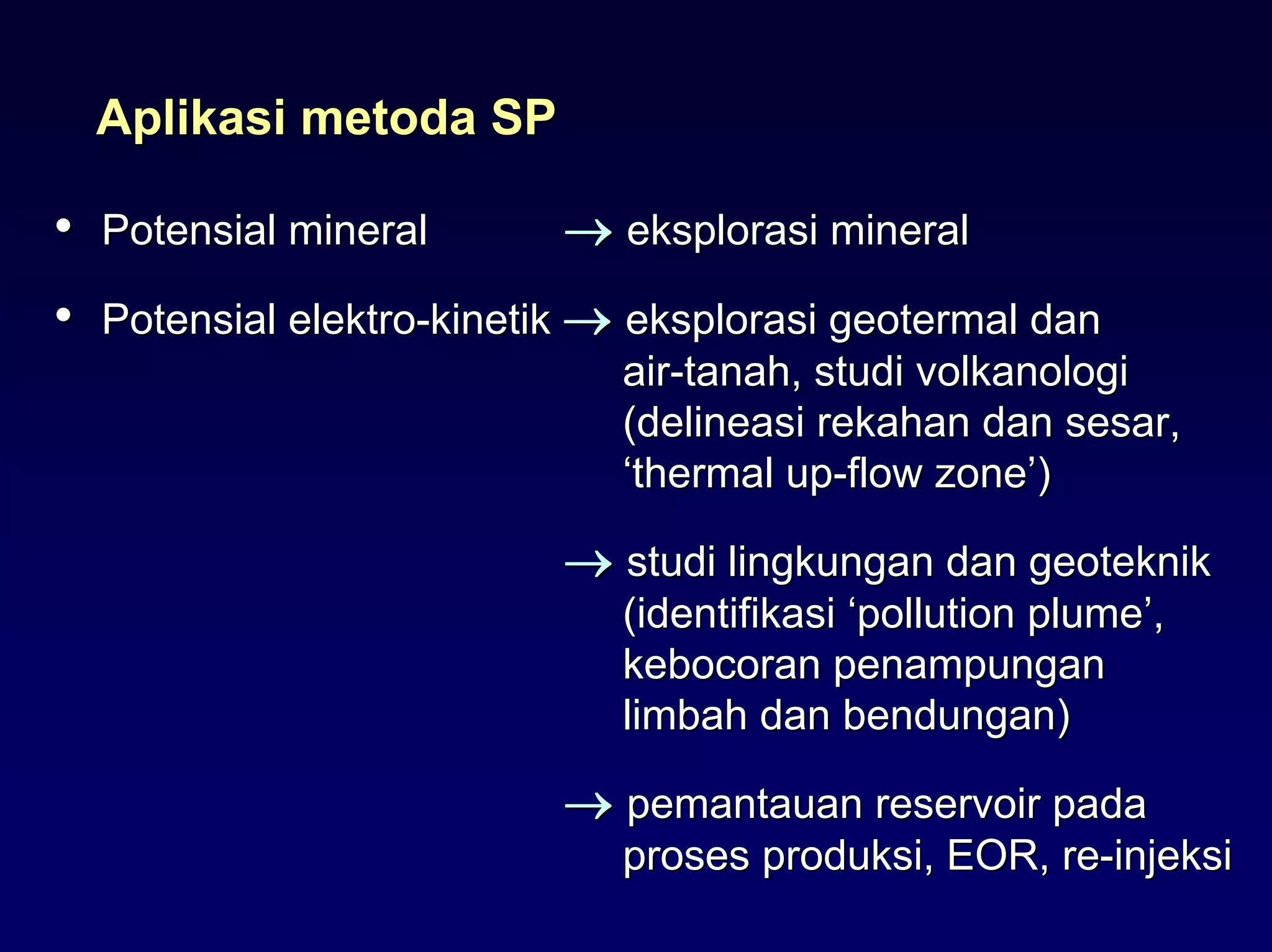 Self Potential (SP) | PDF