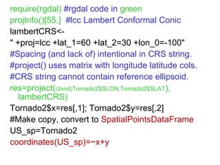 R Spatial Analysis using SP | PPT