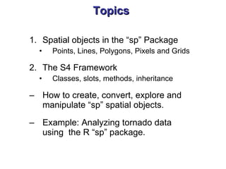 R Spatial Analysis using SP | PPT