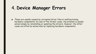 types of error | PPTX
