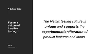 Embracing Failure: How Netflix Builds better global products through A ...