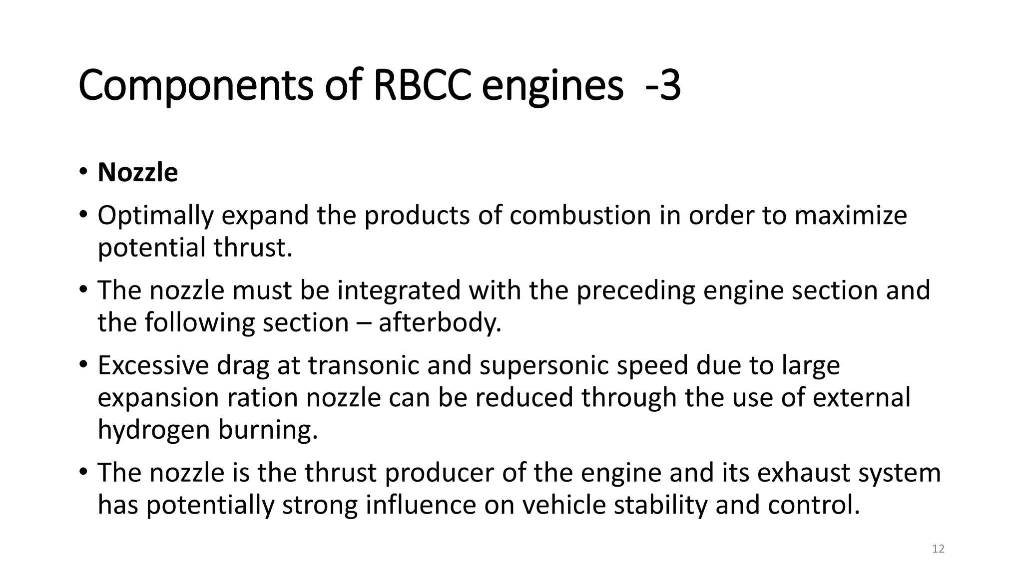 B.tech Mechanical Seminar - RBCC Engines | PPT