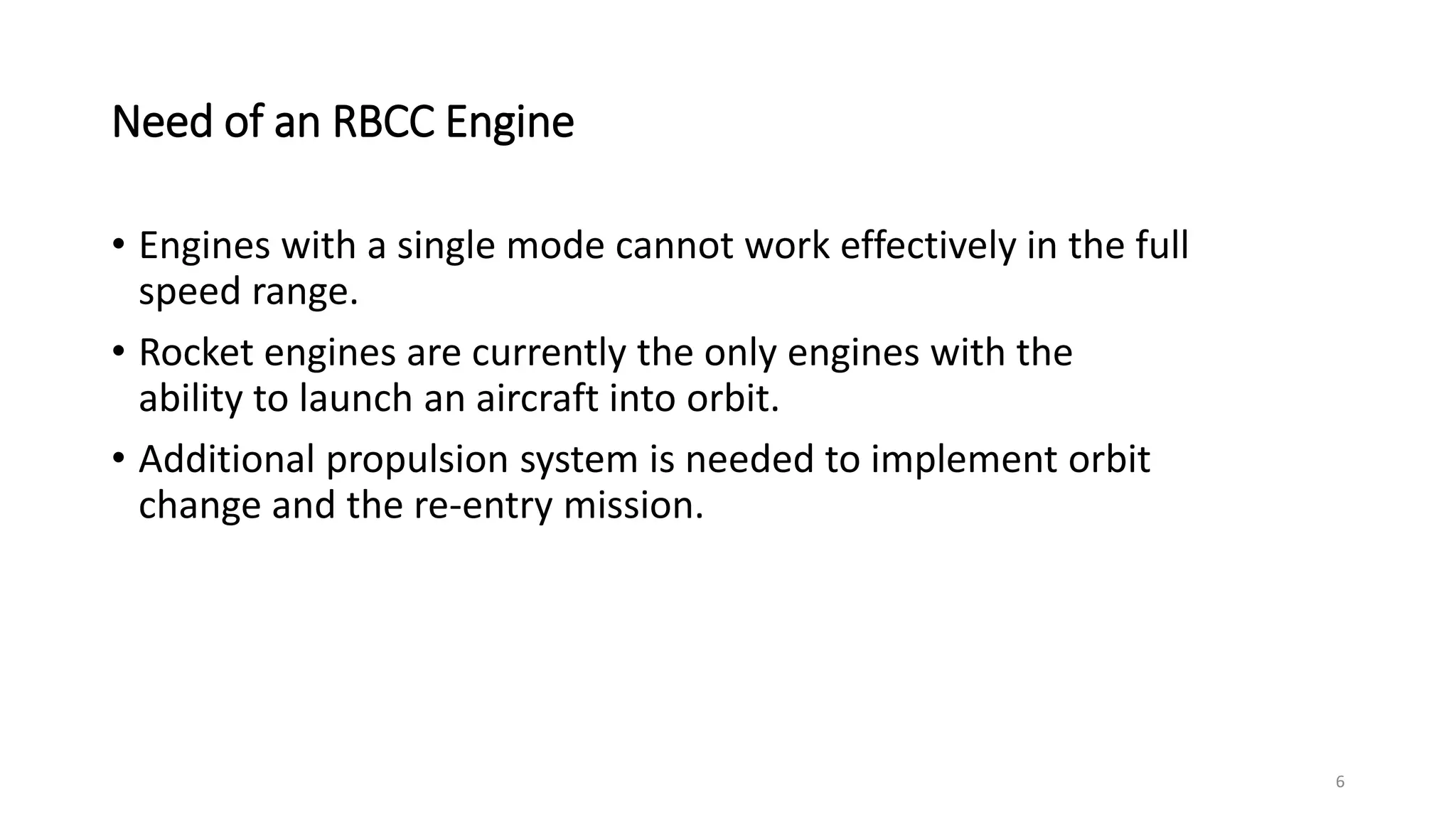 B.tech Mechanical Seminar - RBCC Engines | PPT