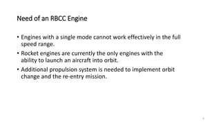 B.tech Mechanical Seminar - RBCC Engines | PPT