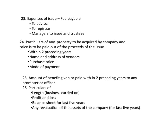 Secretarial Practice - Prospectus - Issue | PPT
