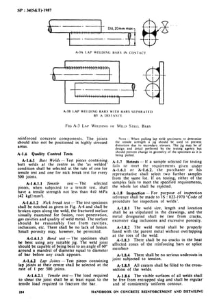 Sp 34-1987 handbook on reinforcement and detailing | PDF