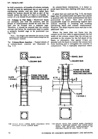 Sp 34-1987 handbook on reinforcement and detailing | PDF