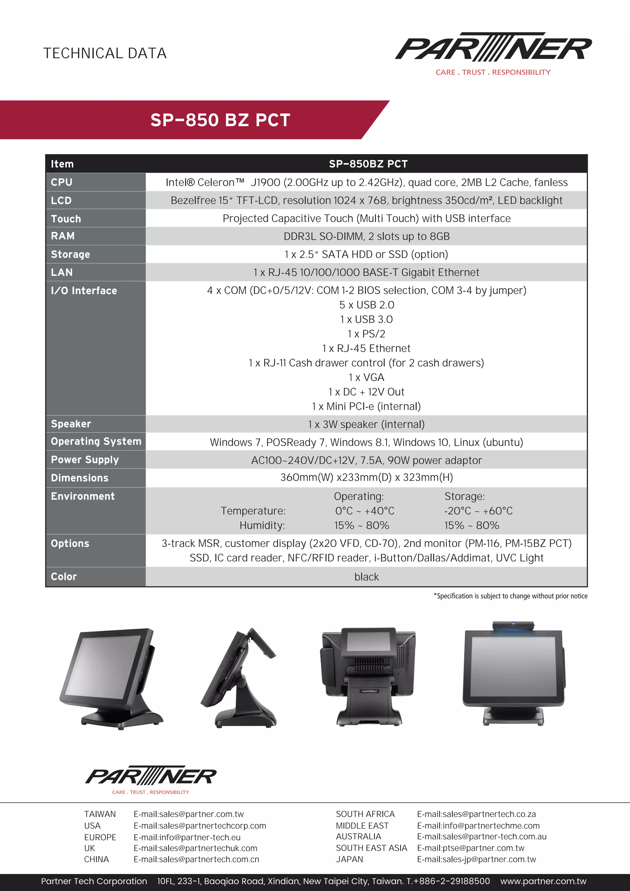 SP-850 POS | PDF