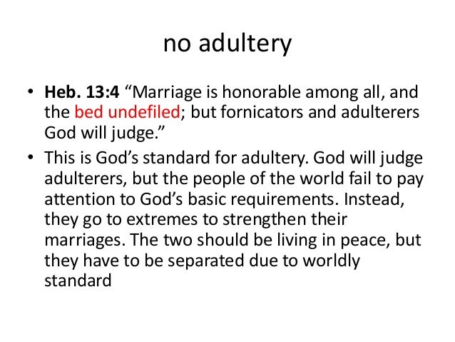 wolf is coming no adultery, mental infidelity The Punishment of the ...