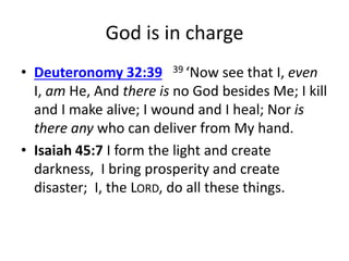 God and the Devil, Dichotomy, God-fearing heart, who is big between the ...