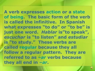 -ar verbs | PPT