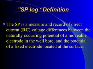 Sp log | PPT