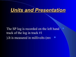 Sp log | PPT