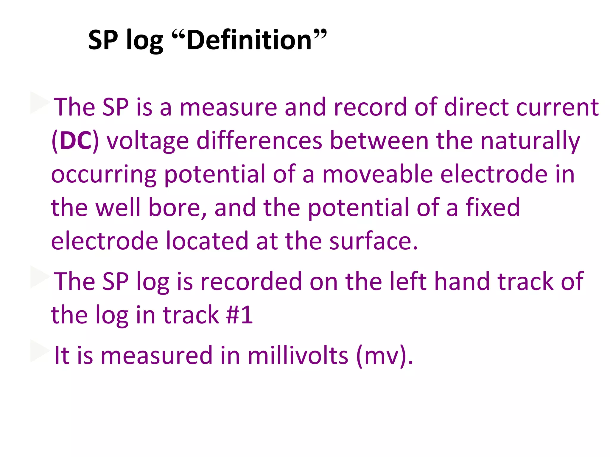 Sp log | PPT