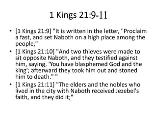 First King Eighteen - Second King Second Annotation content outline ...