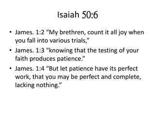 Commentary on Isaiah Chapter 50 content outline think about the problem ...
