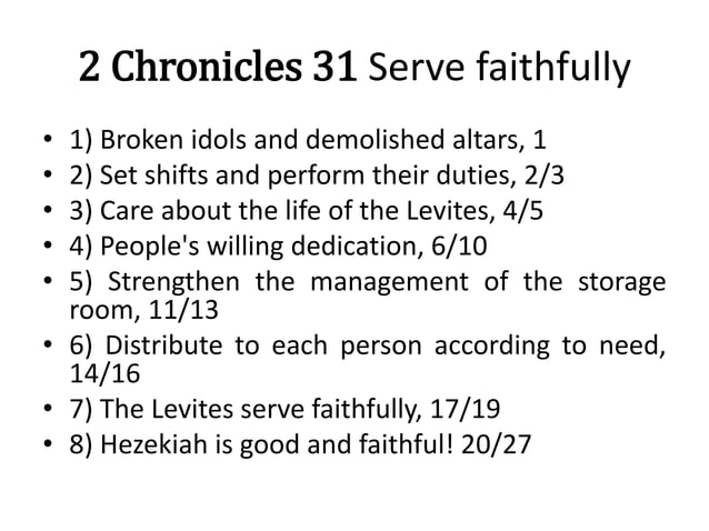 M16 2 Chronicles 25- Ezra 2 content outline think about the problem | PPT