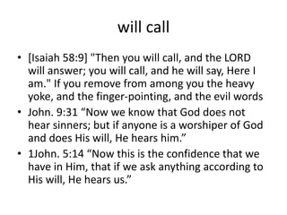 M18 Commentary on the fifty-eighth chapter of Isaiah content outline ...