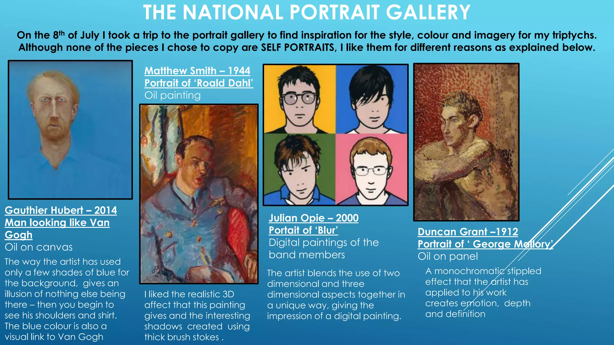 Self Portraits presentation | PPTX | Painting | Arts and Crafts