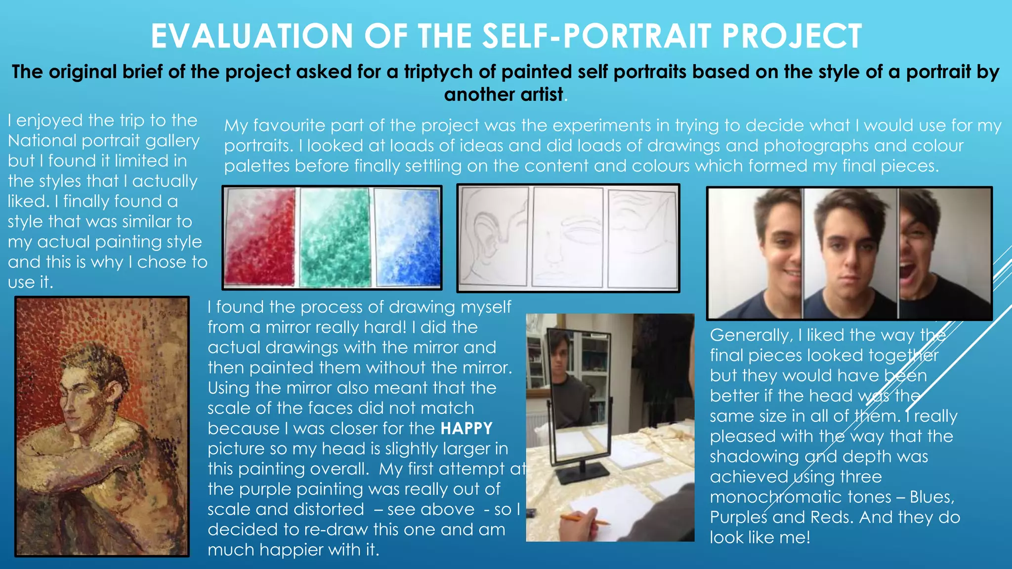 Self Portraits presentation | PPTX | Painting | Arts and Crafts