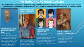 Self Portraits presentation | PPTX