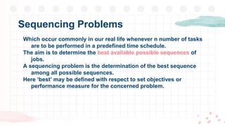 Sequential Models - Meaning, assumptions, Types and Problems | PPTX