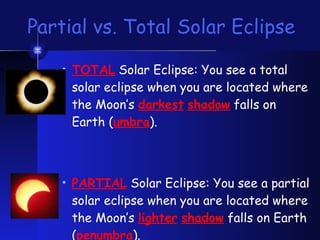 Sp11 -notes--moon and eclipses | PPT