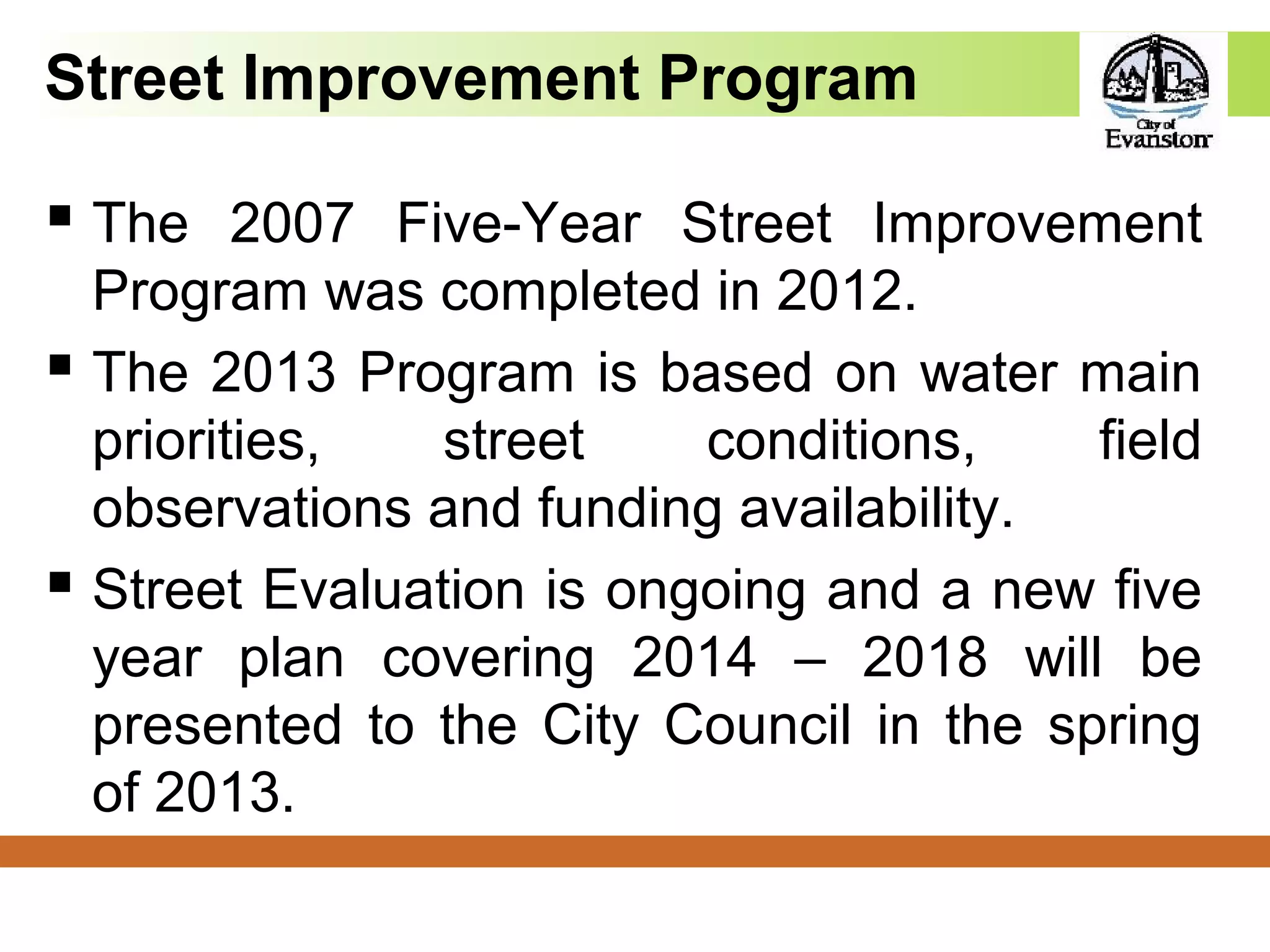 Sp1 2013 street resurfacing presentation | PPT
