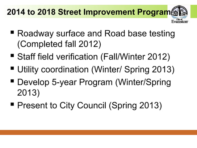 Sp1 2013 street resurfacing presentation | PPT