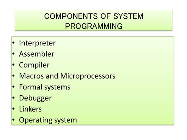 Introduction to System Programming | PPTX