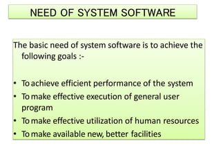 Introduction to System Programming | PPTX