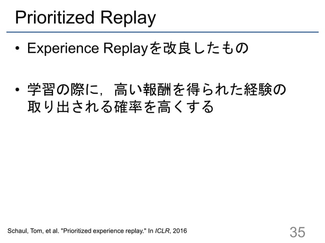 論文紹介：dueling Network Architectures For Deep Reinforcement Learning Ppt