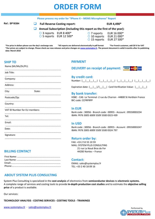 Apple iPhone X: MEMS Microphones from Goertek, Knowles, and AAC ...